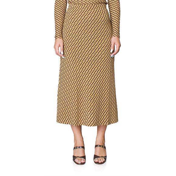 beaufille | Skirts | New Beaufille Crochet Knit Balla Skirt In Saffron ...